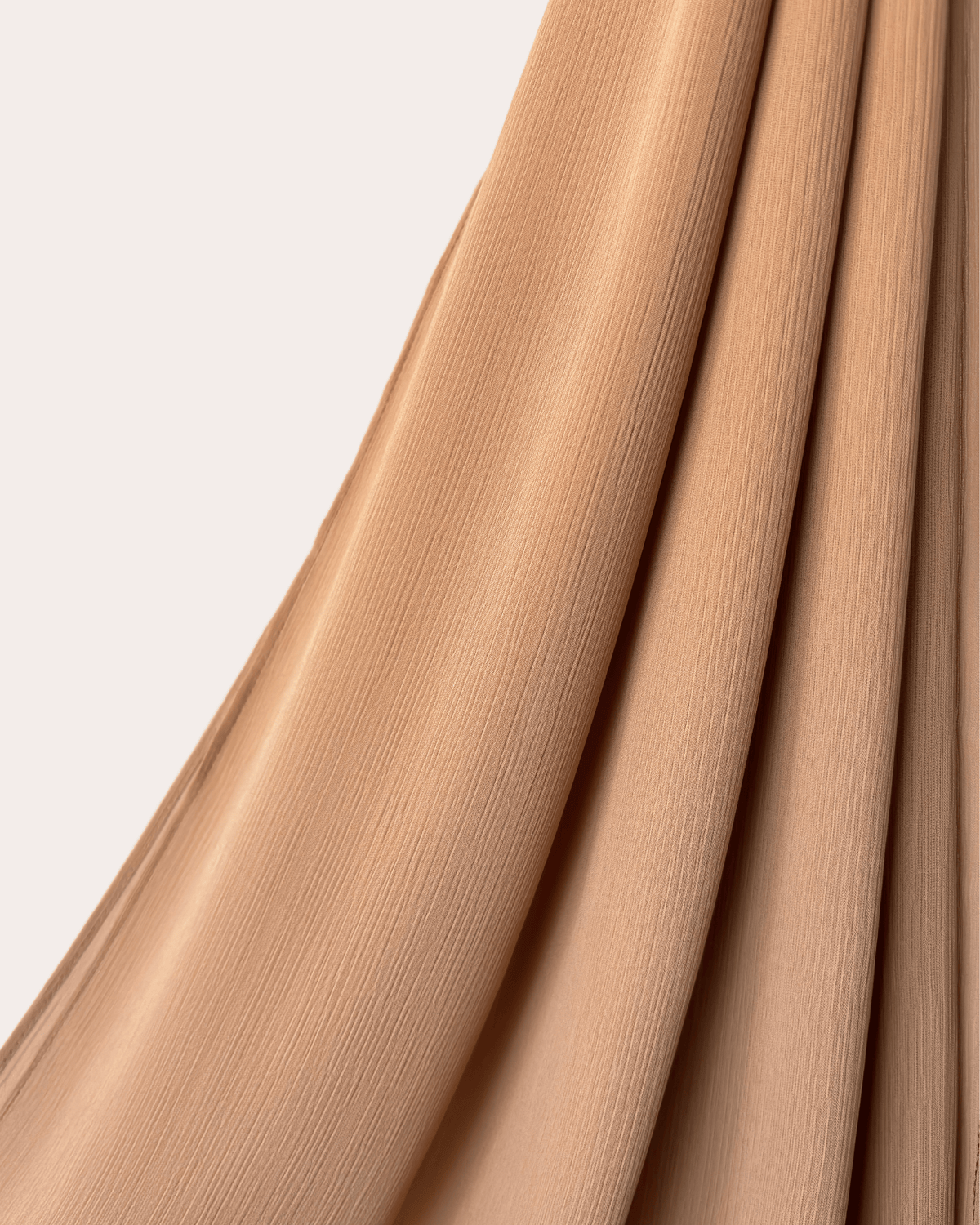 Crinkle Chiffon Hijab - Caramel Serenade